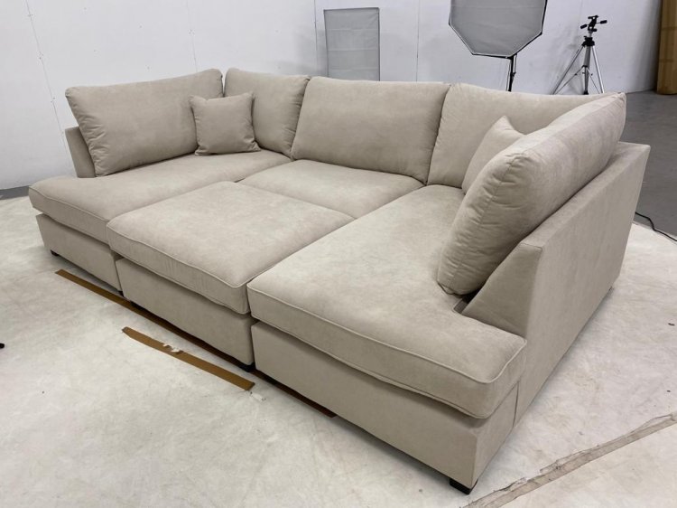 Sofas with footstool store